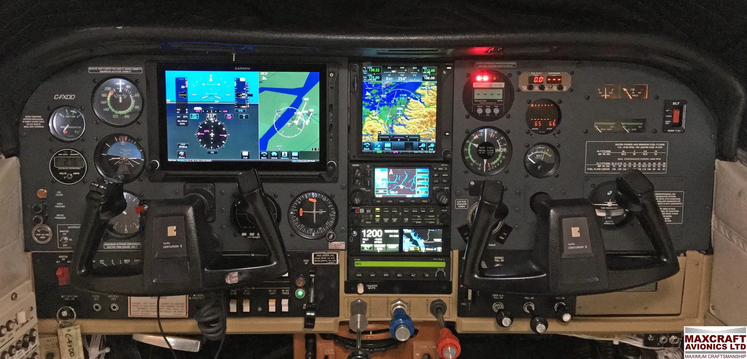 Cessna T210M G500 TXi Glass Panel Install – Maxcraft Avionics