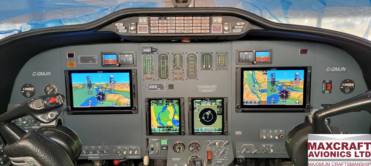 Citation Full Glass Panel Upgrade – Maxcraft Avionics